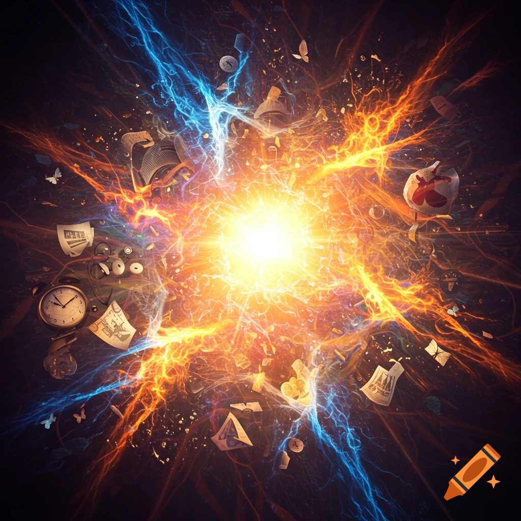 Atomic Explosion created on Craiyon