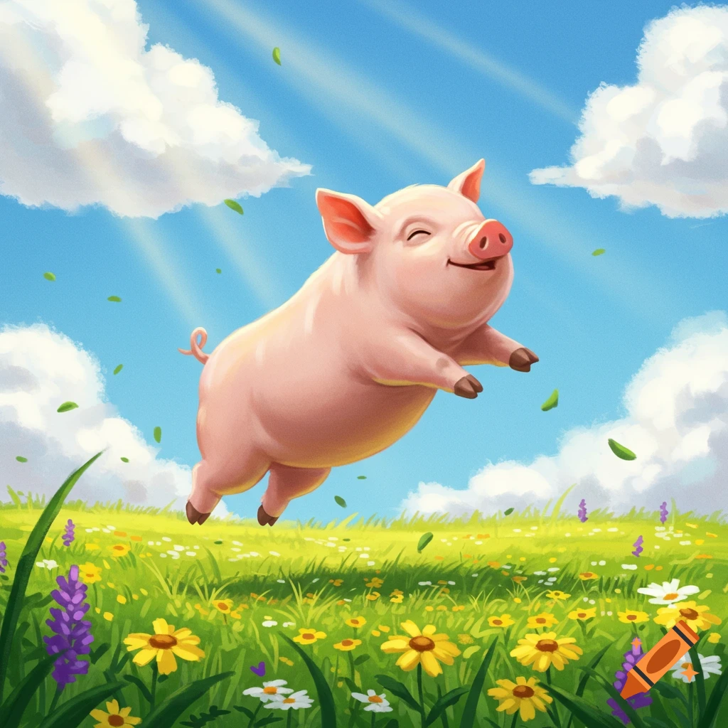 Cow wearing a top hat in colored pencil style drawing on Craiyon