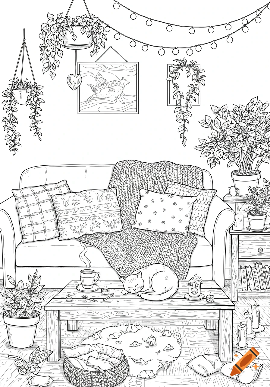 Easy+lilo+house+drawing created on Craiyon