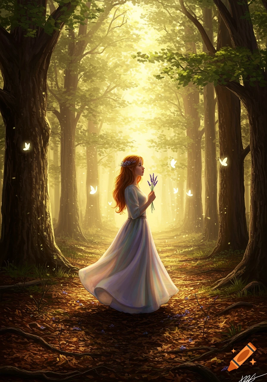 A detailed art image of a crying stone statue of a woman with hands on ...