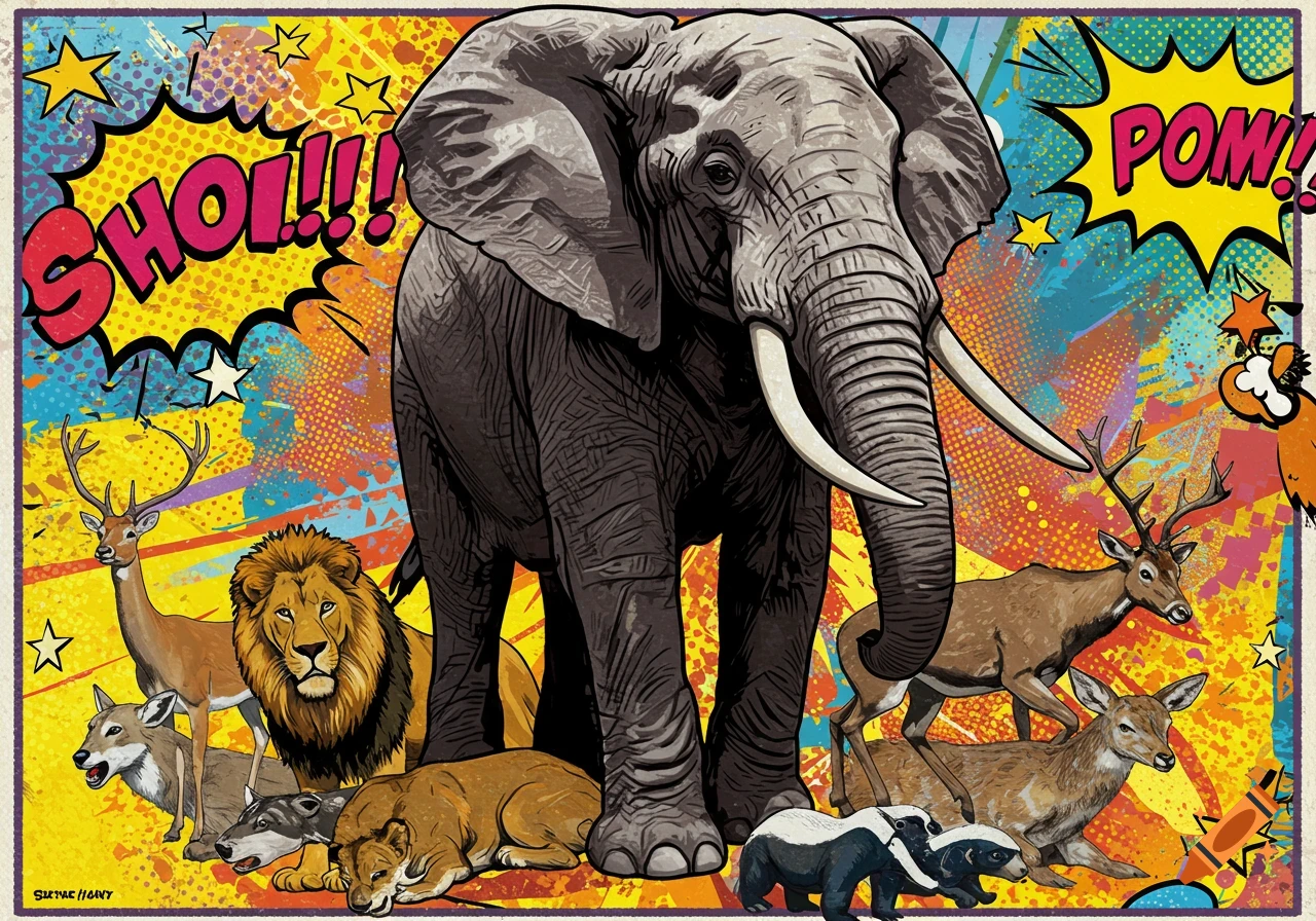 Elephant+skull created on Craiyon