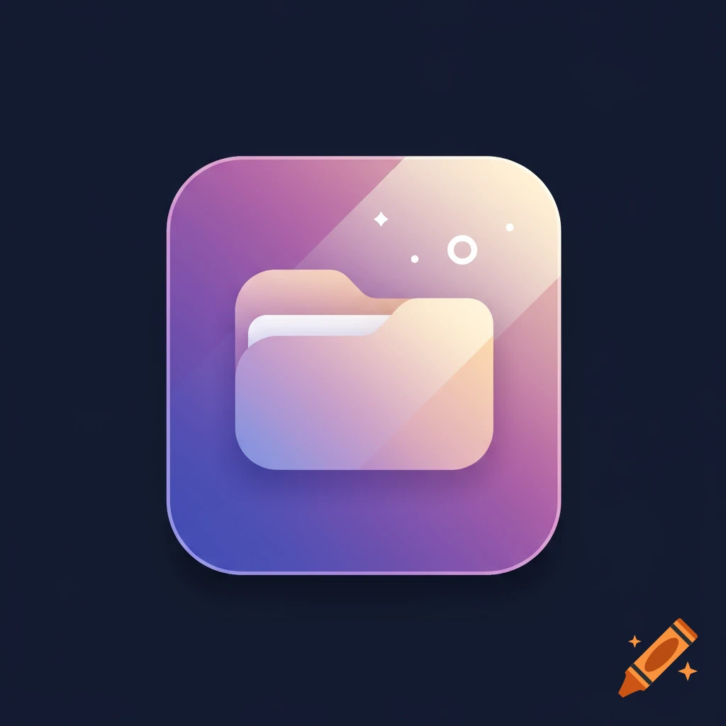 Minimalistic app icon featuring a white game controller on a blue and ...