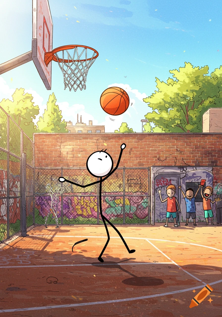 Stickman+drawing created on Craiyon