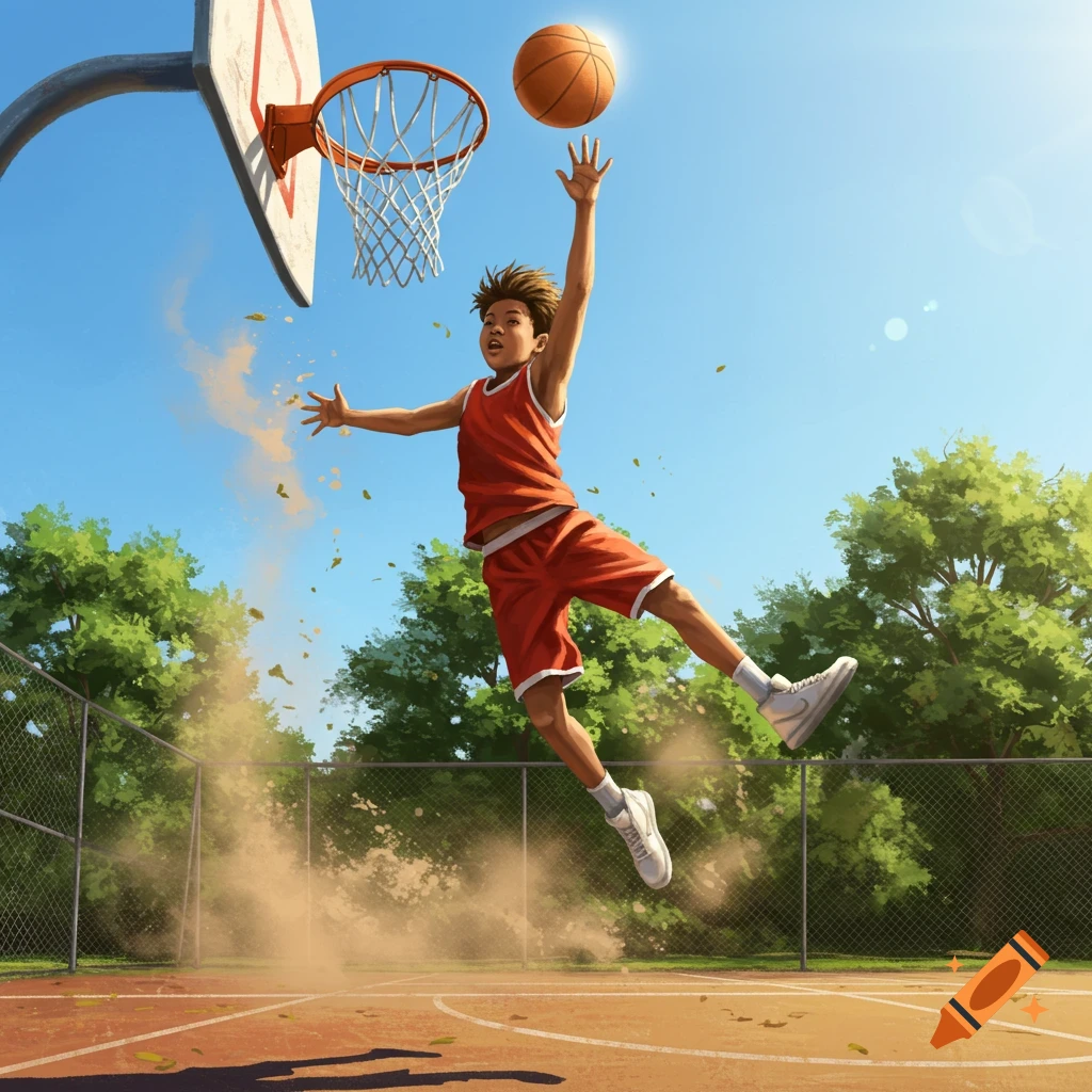 An illustration of a man drinking soda and eating watermelon and a ...