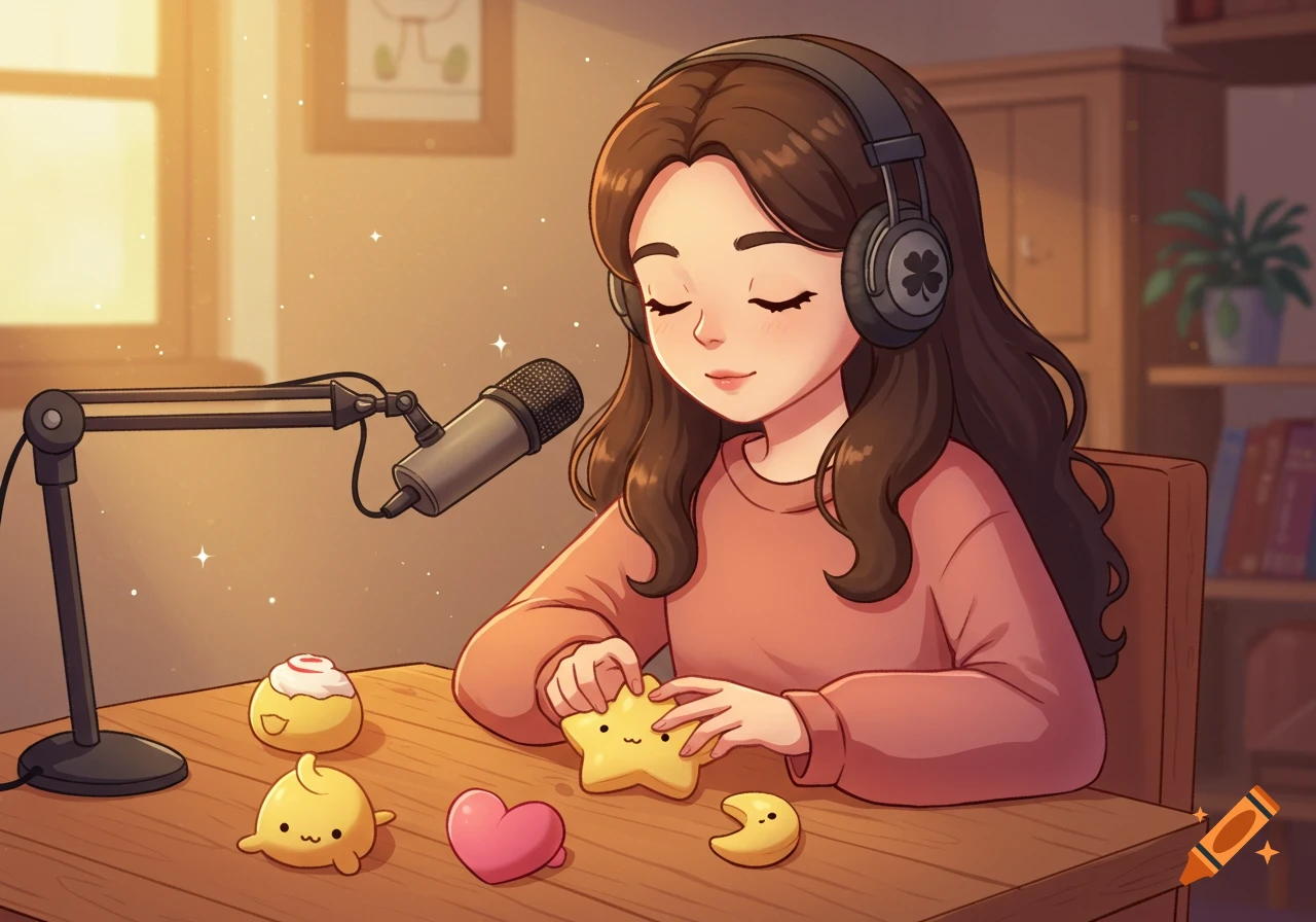 A colorful, cute cartoon bedroom with a bed featuring pink, blue, and ...