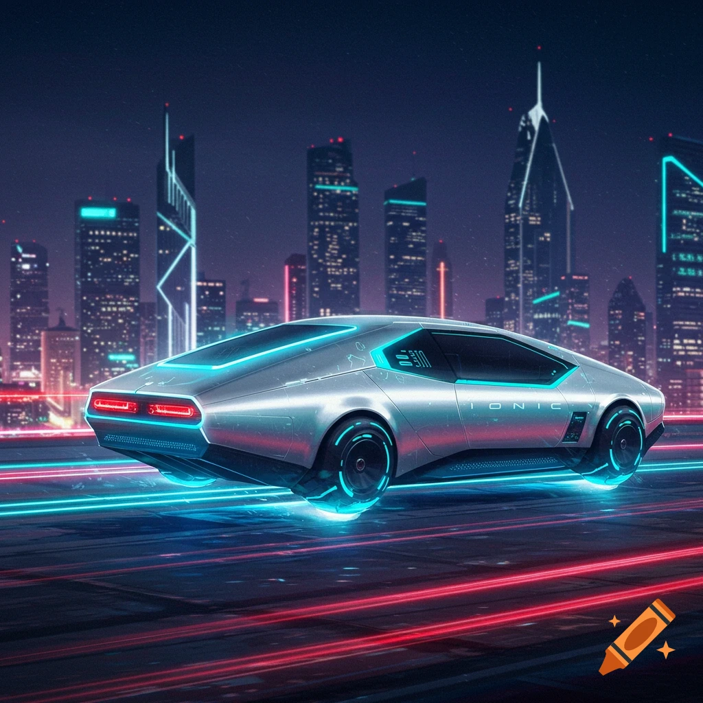 Futuristic Vehicle created on Craiyon