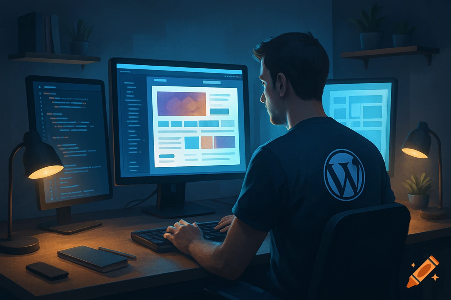 A realistic panda in glasses sits at an office desk with a '#TGIF' mug ...