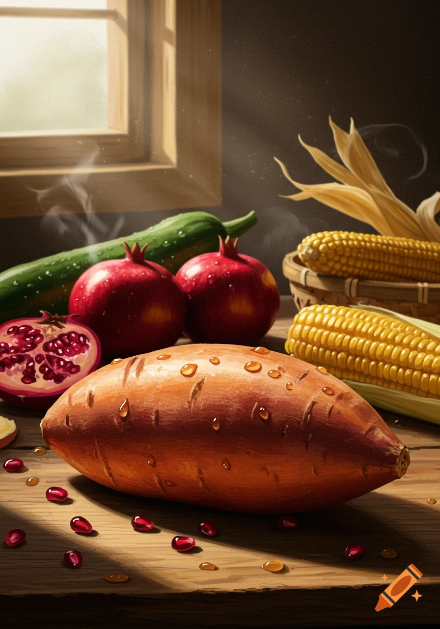 A wet, red apple with 'Love Local FOOD' written on it, surrounded by ...