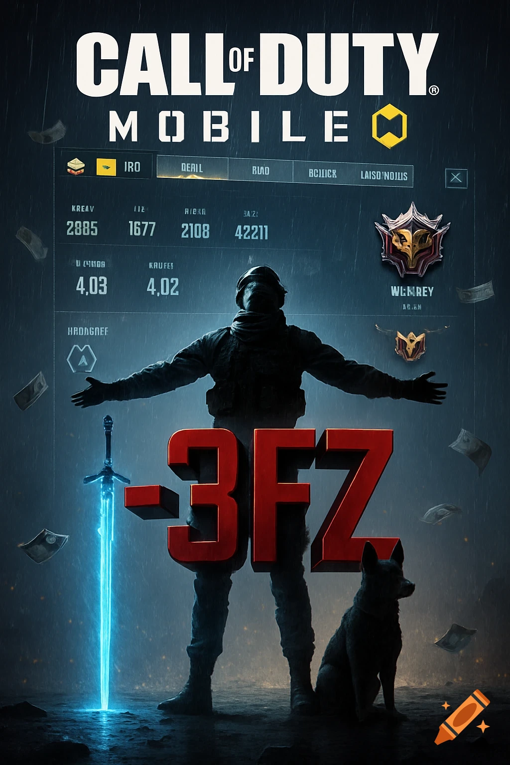 A bald man in a dark suit with a red tie is silhouetted against a ...