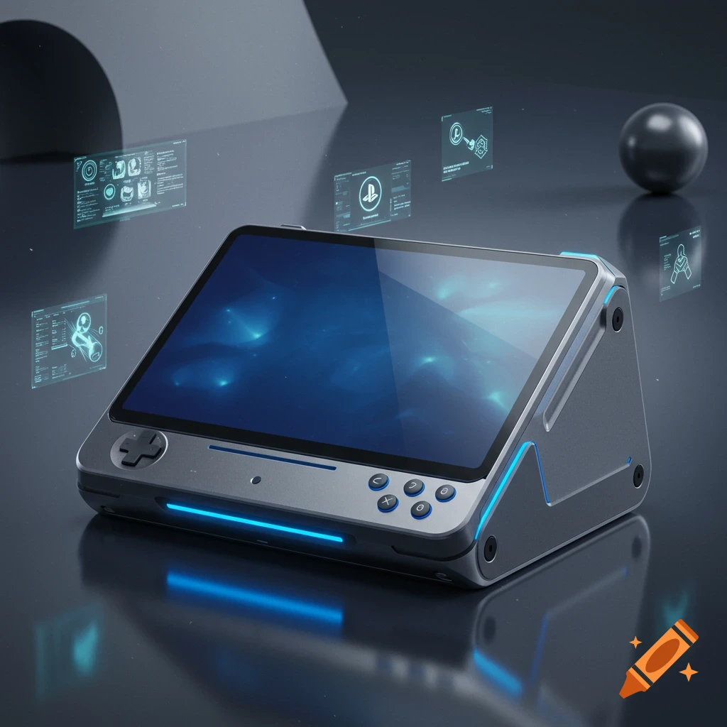 A stylized smartphone with intricate patterns and circuit board ...