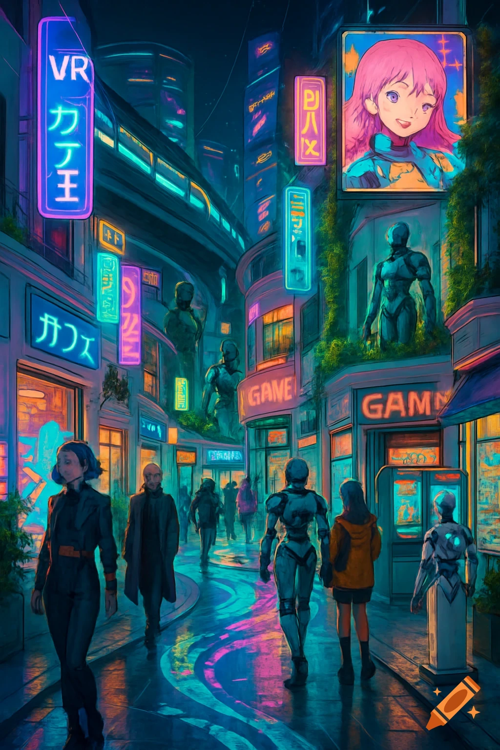 Redbubble+anime created on Craiyon