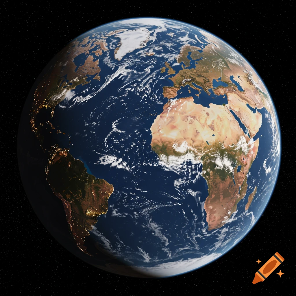 Earth+crator created on Craiyon