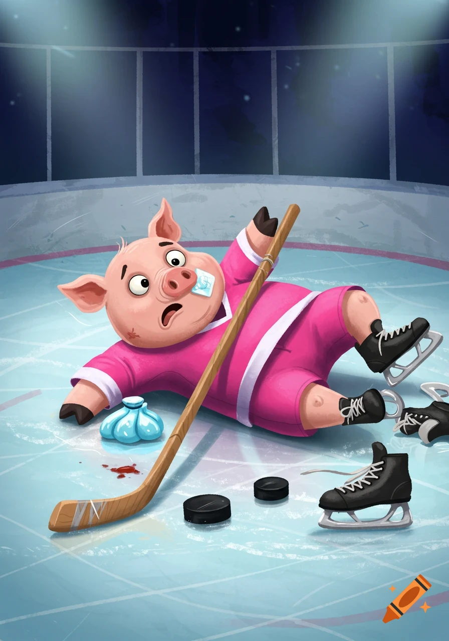 Cartoon Pigs in Car created on Craiyon