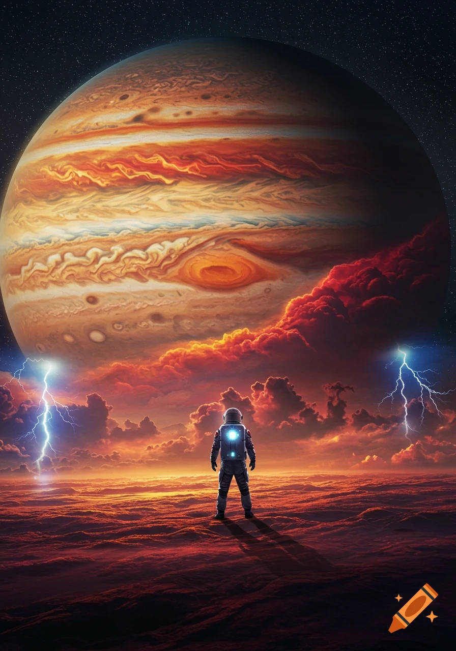 A futuristic spaceship hovers above a desert landscape with rock ...