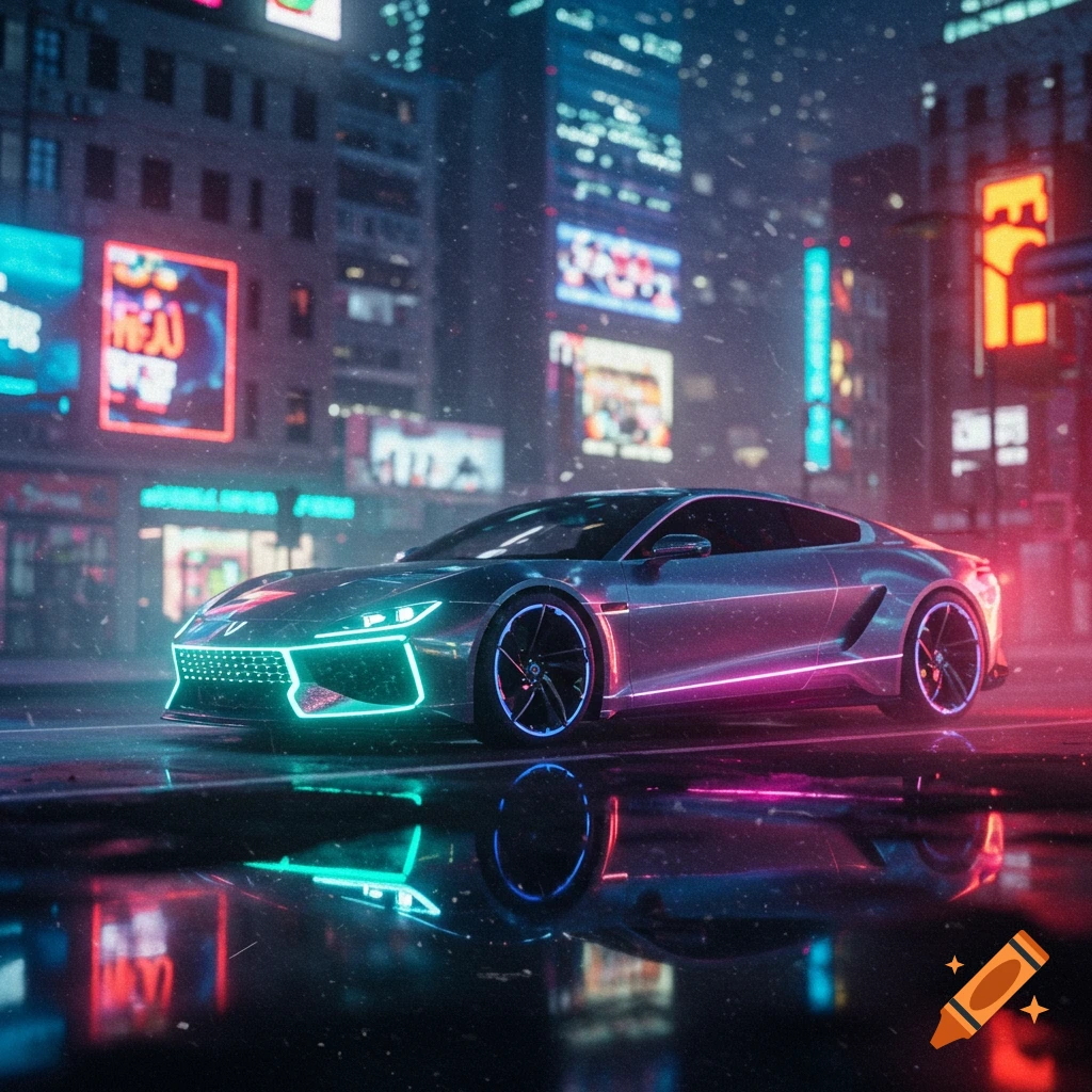 Futuristic Vehicle created on Craiyon