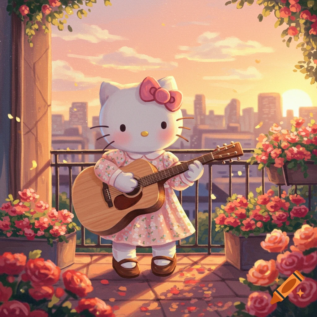 Fundo+hello+kitty+png created on Craiyon