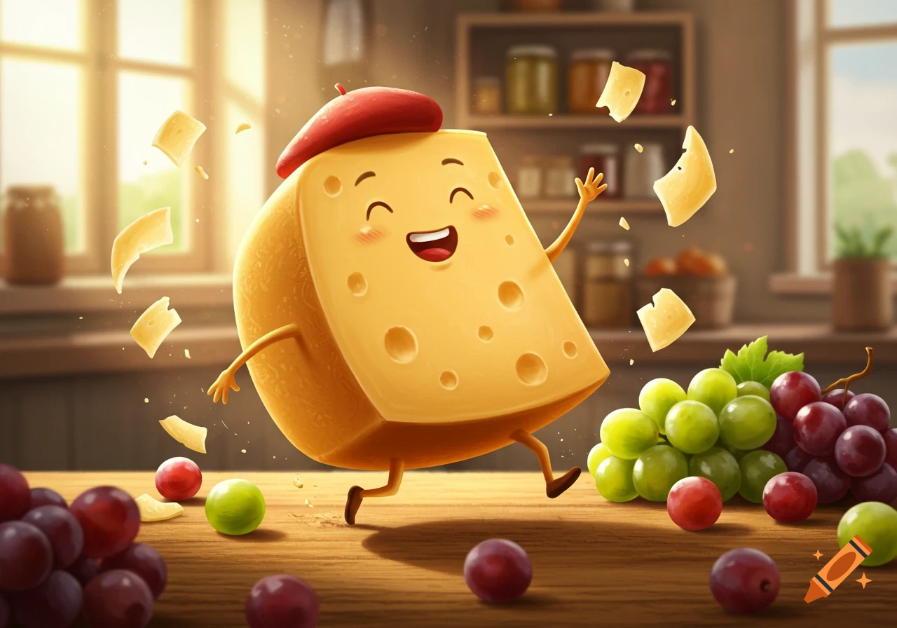 An infographic illustrating the stages of cheese aging: curd, young ...