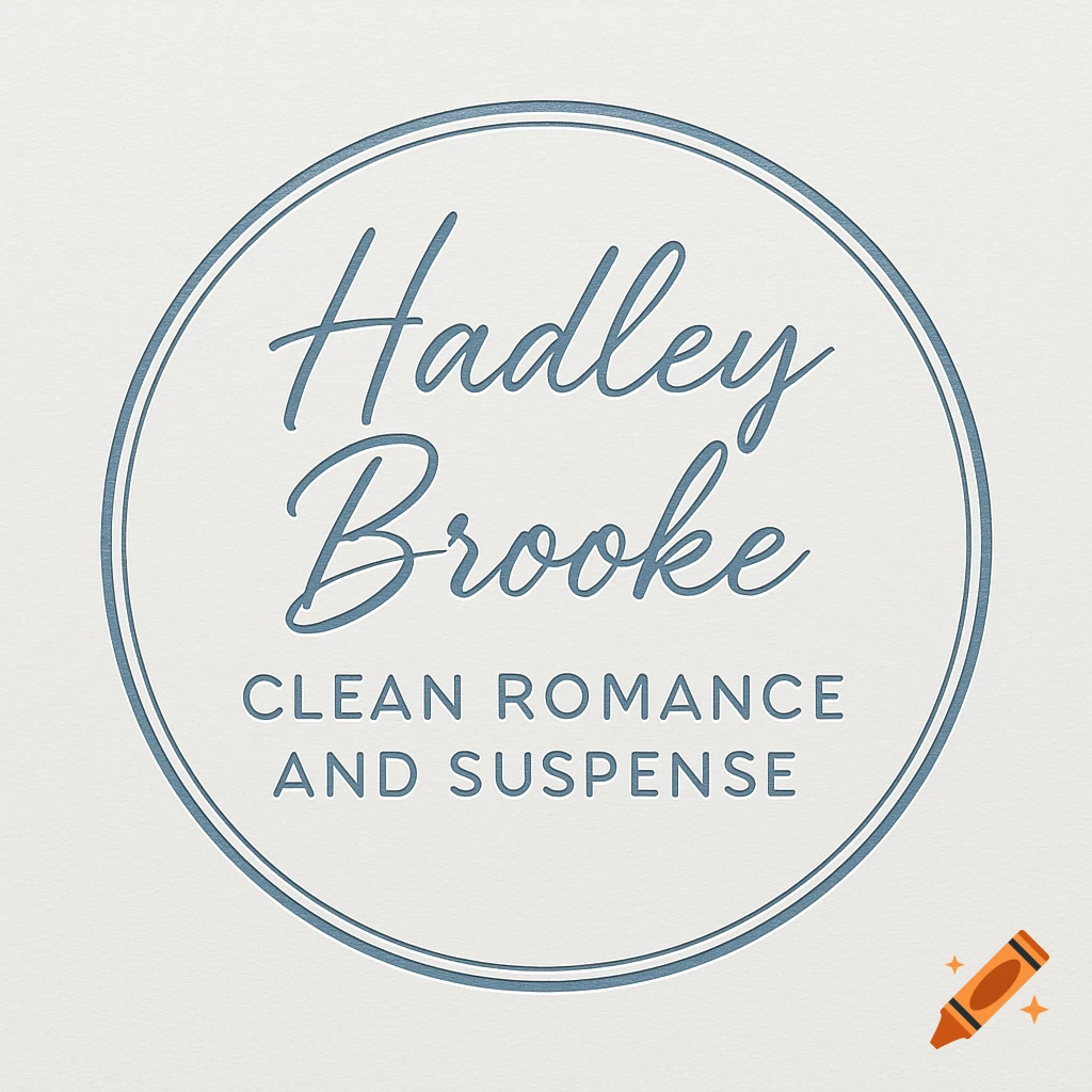 A circular logo with a blue double-line border. Inside, "Hadley Brooke ...