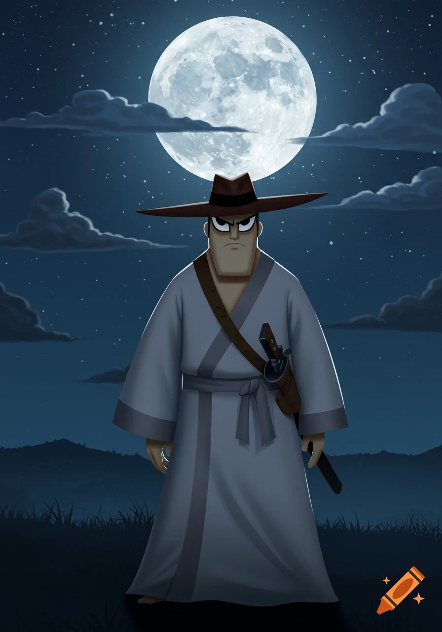 A caricature drawing of Disney villain Jafar with a stern expression ...