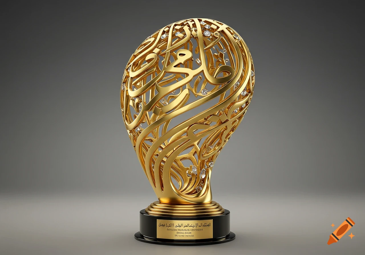 Optimism Price Oscar statuette with OP logo on Craiyon