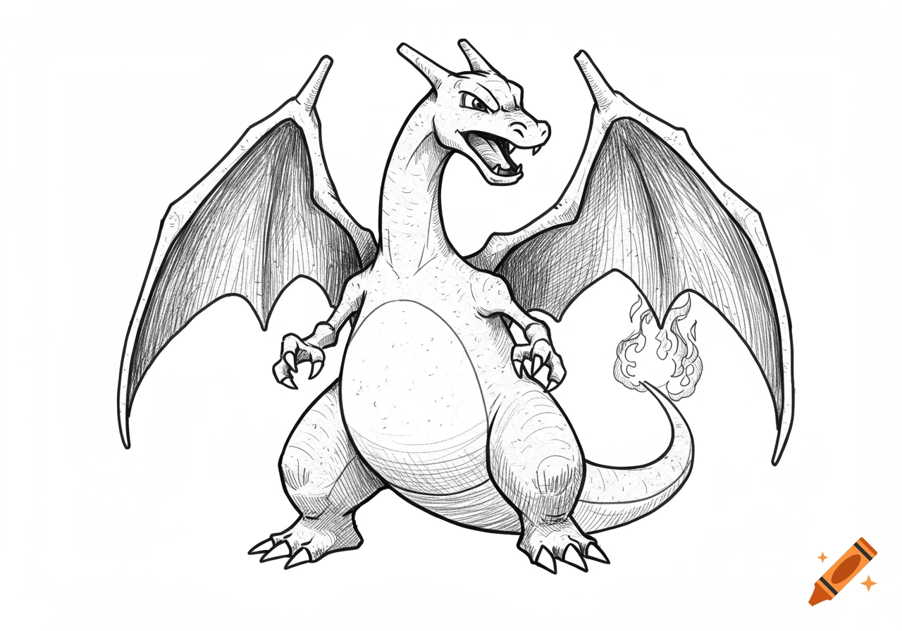 Wasting+your+charizard created on Craiyon