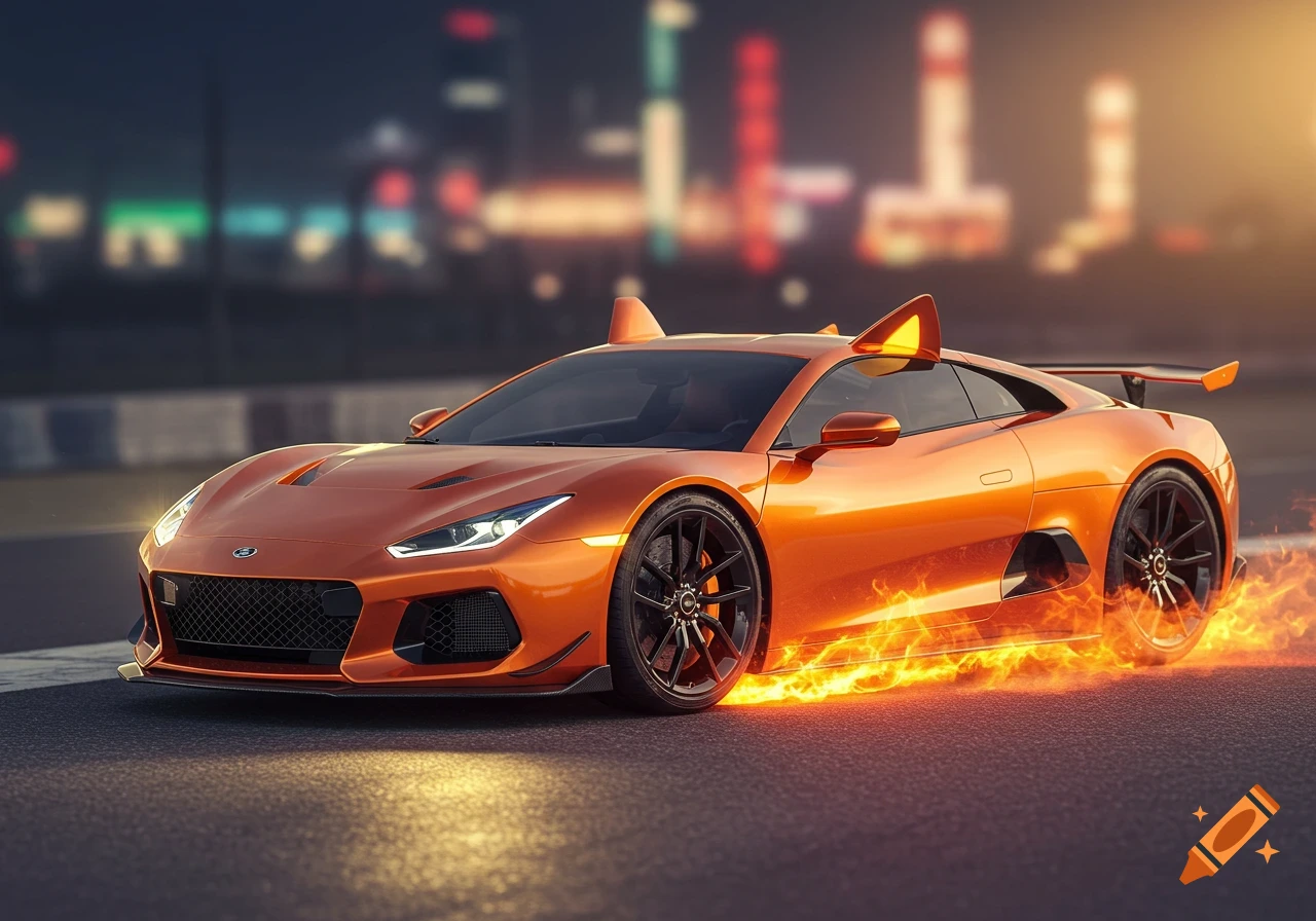 Ferrari+streeai created on Craiyon