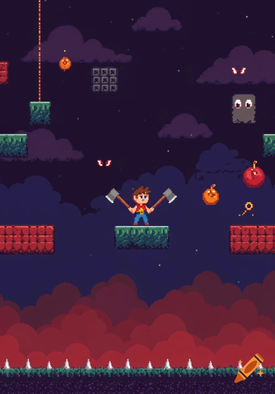 Pixel+monster+art created on Craiyon