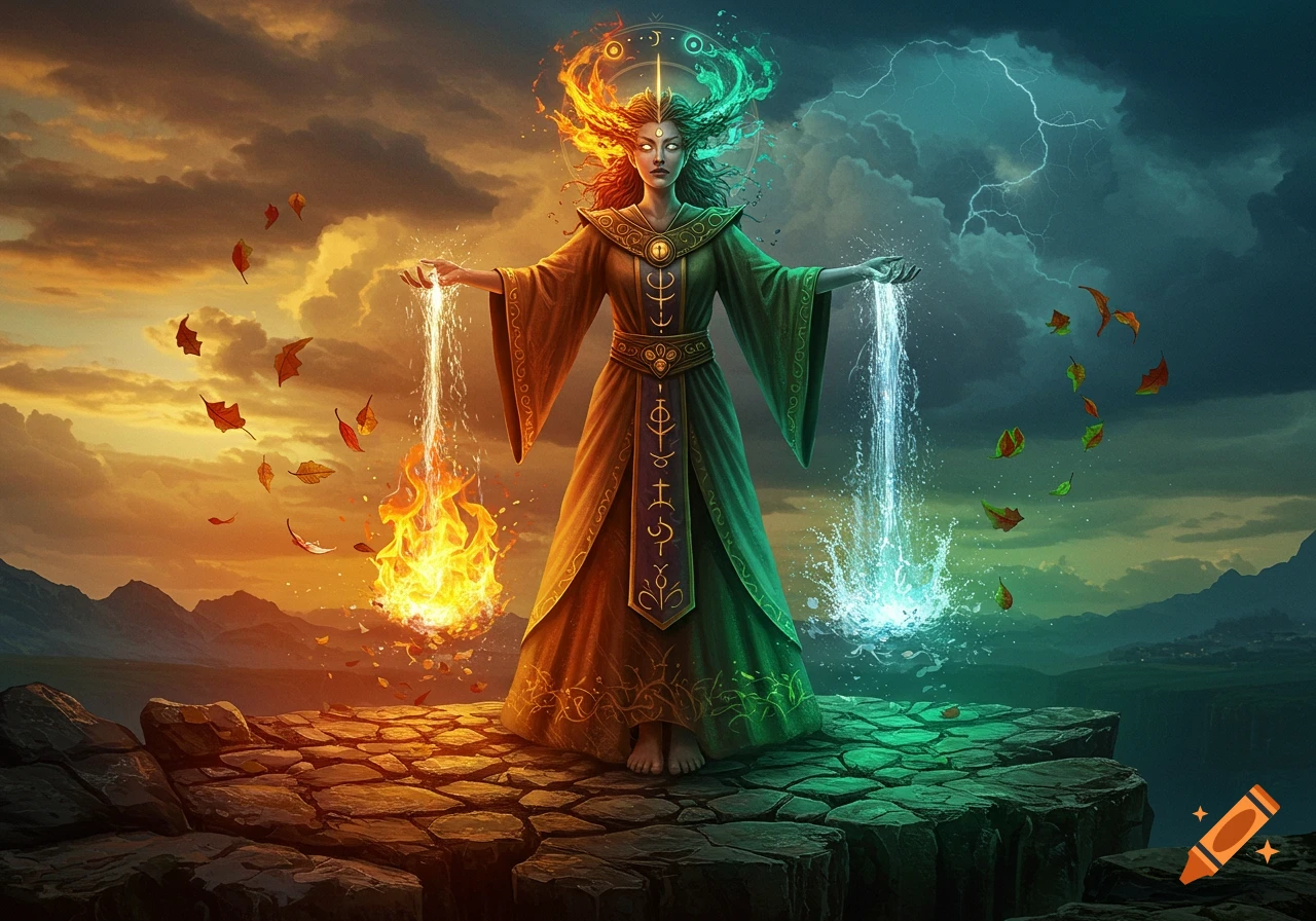 C+spells+dnd created on Craiyon