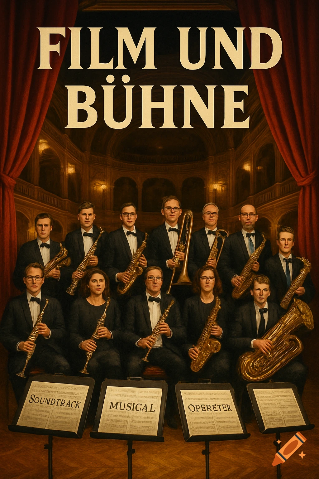 Blu-ray cover with an illustrated night scene of a school and church ...