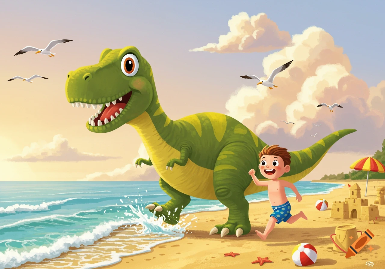 Dinosaur+pinkfong created on Craiyon