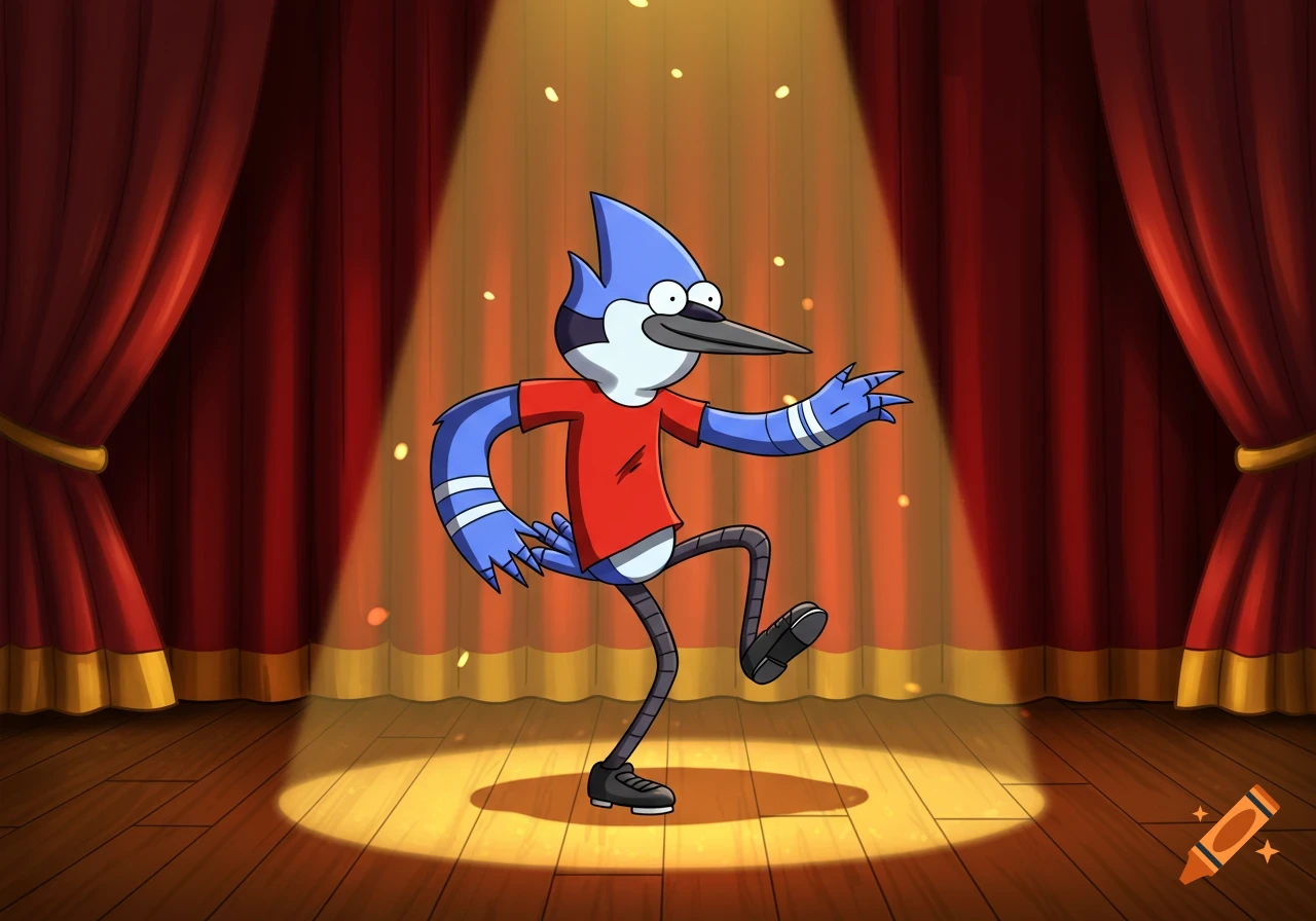 Regular+show+cartoon created on Craiyon