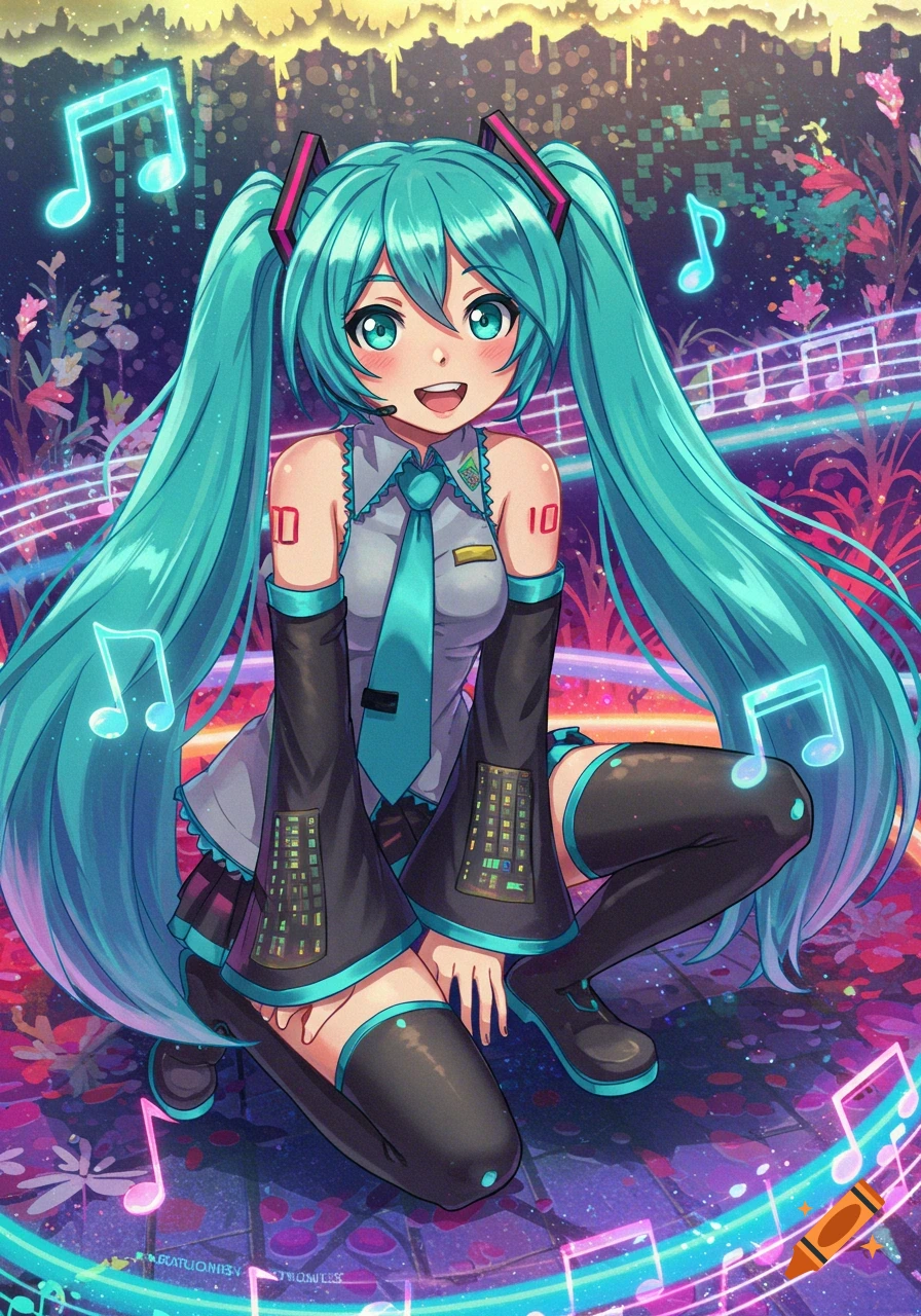 Cat+miku+non+ai created on Craiyon