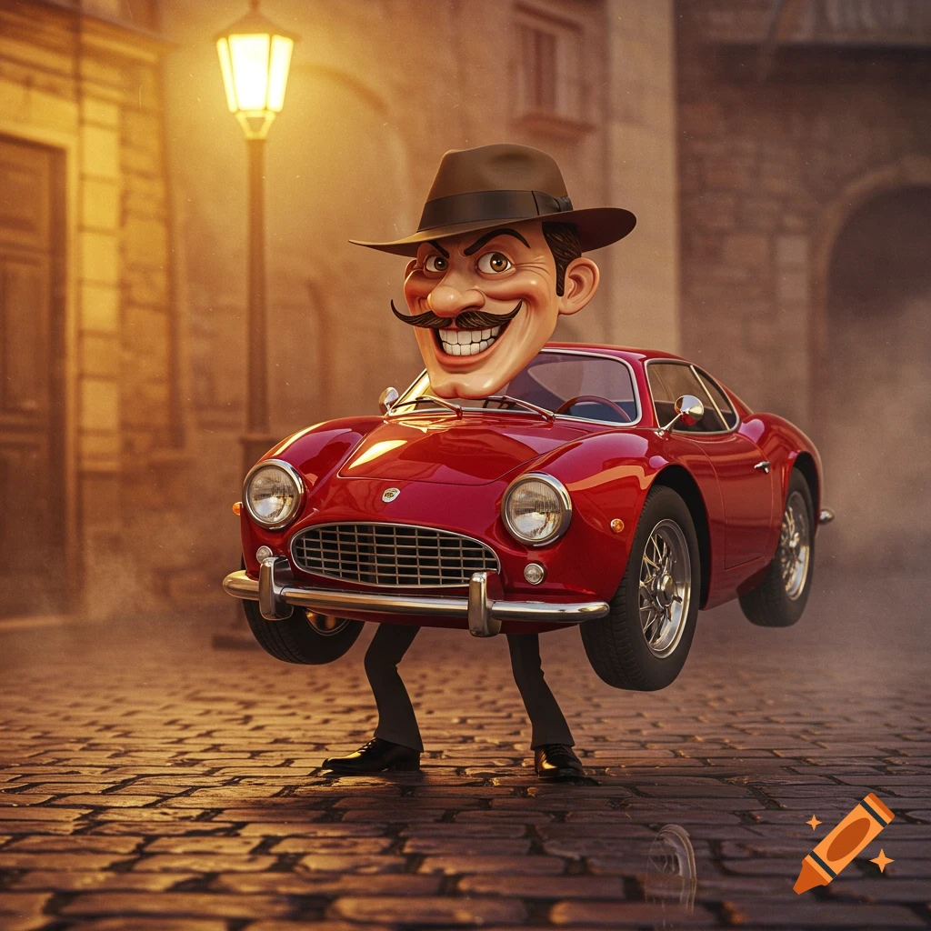 Ferrari+ugly+sveather created on Craiyon