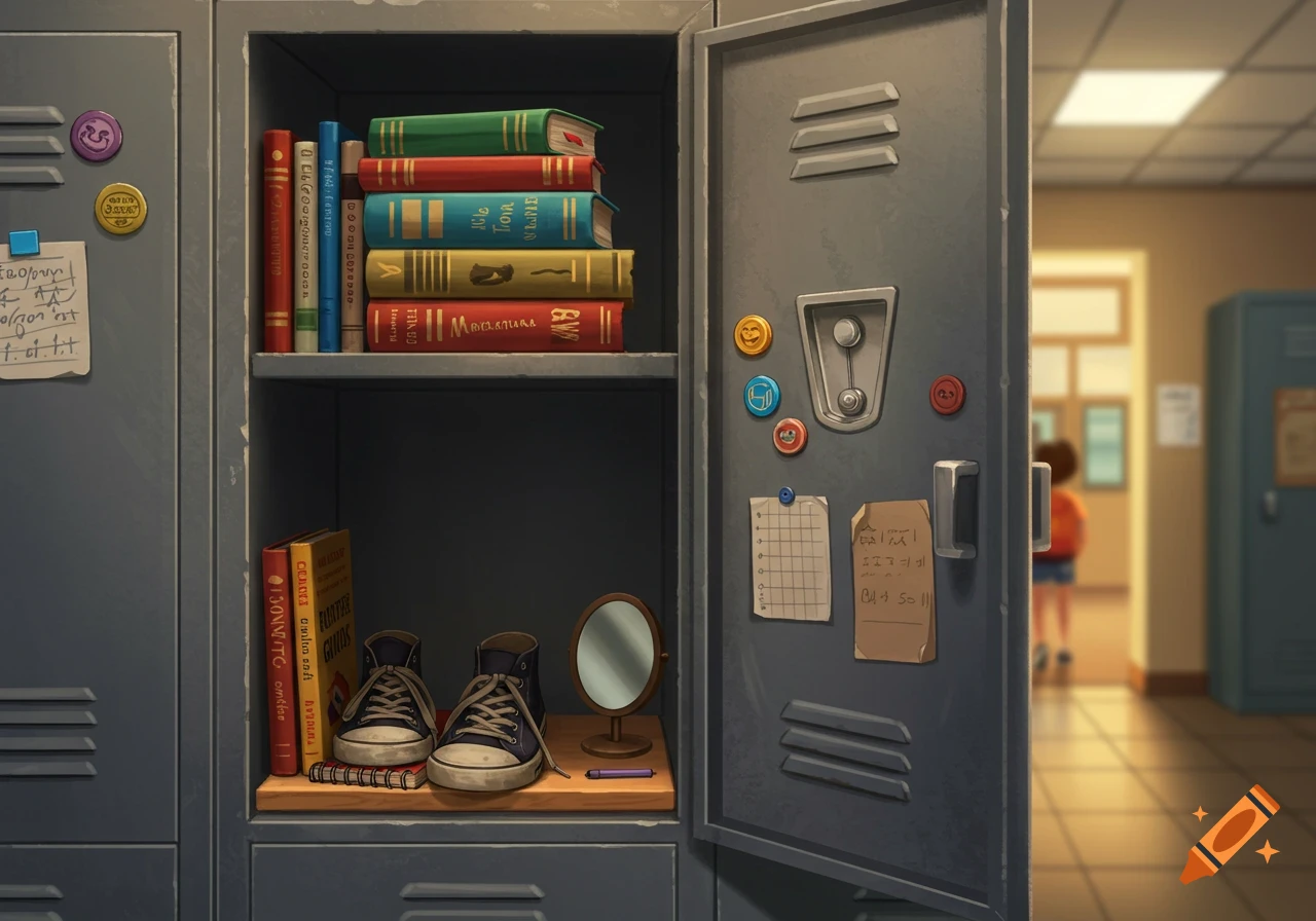 Anime+library+background created on Craiyon