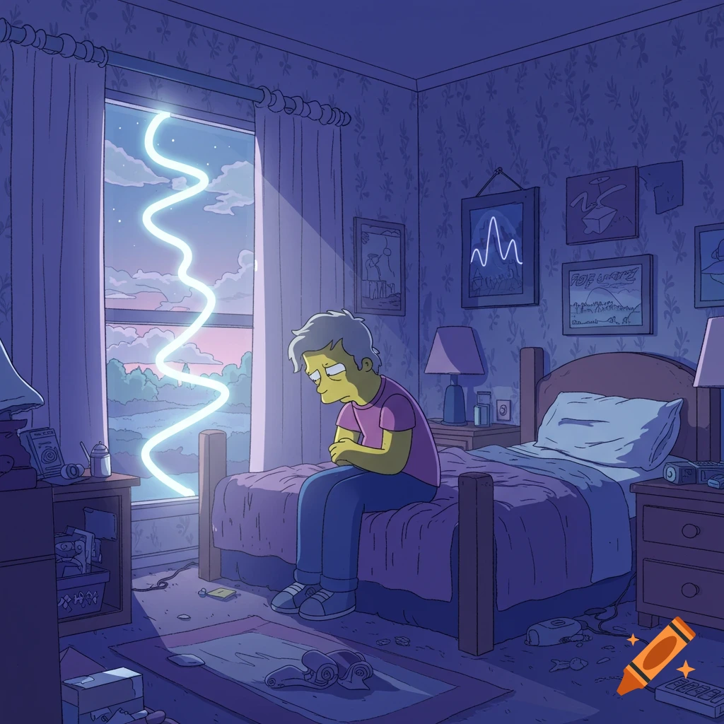 Bart+crying created on Craiyon