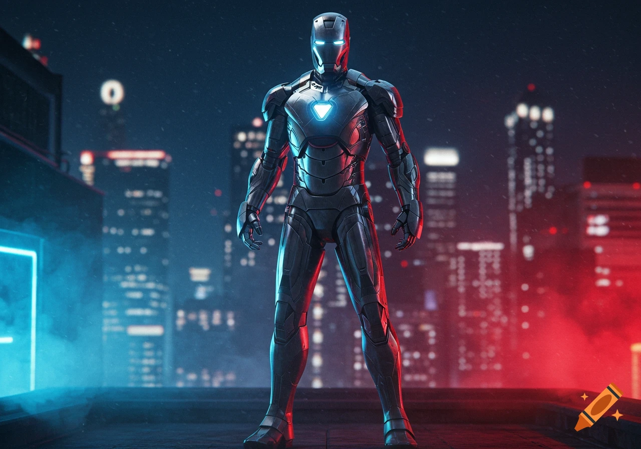 Concept art of a black and red superhero suit featuring a spider emblem ...