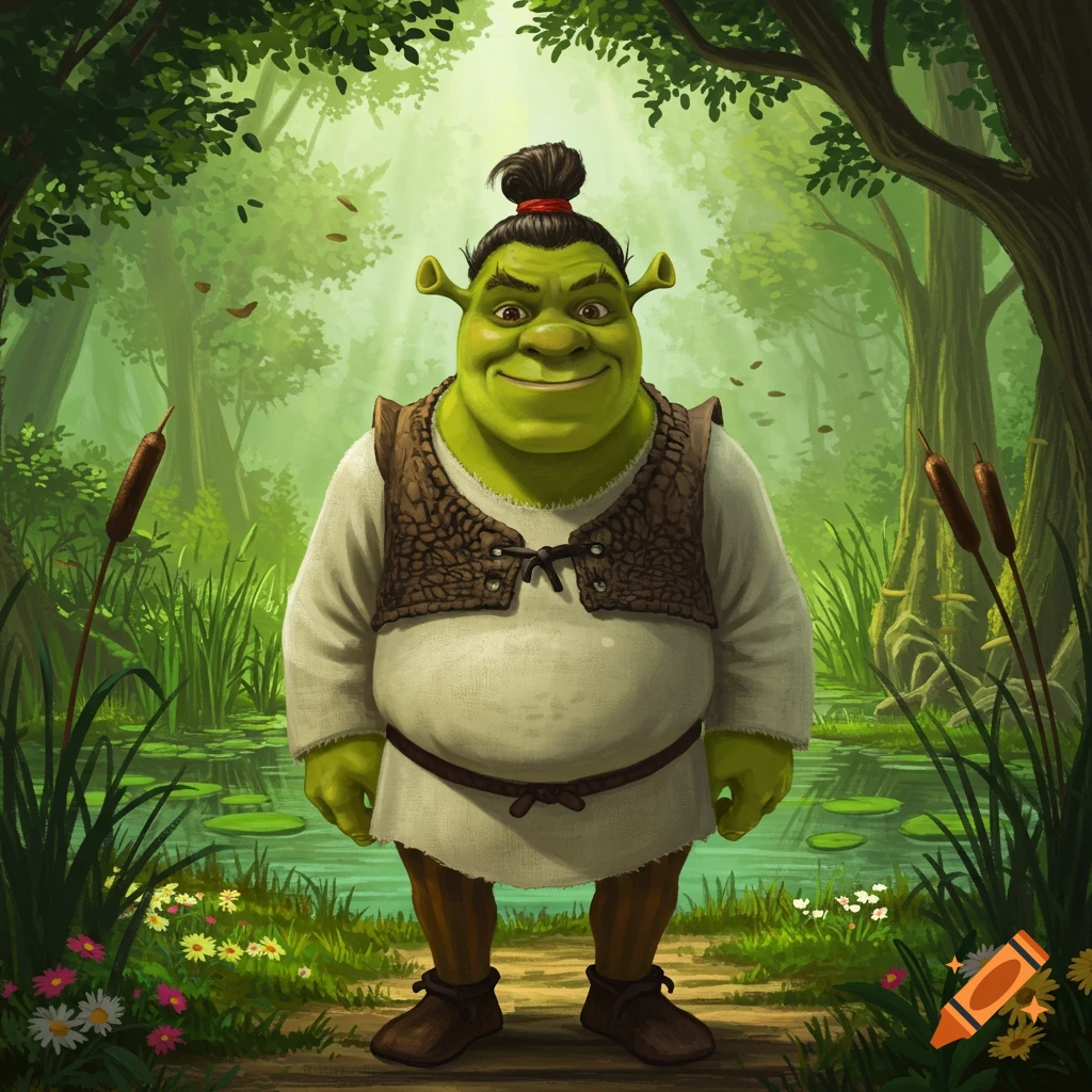 Turn+this+into+shrek created on Craiyon