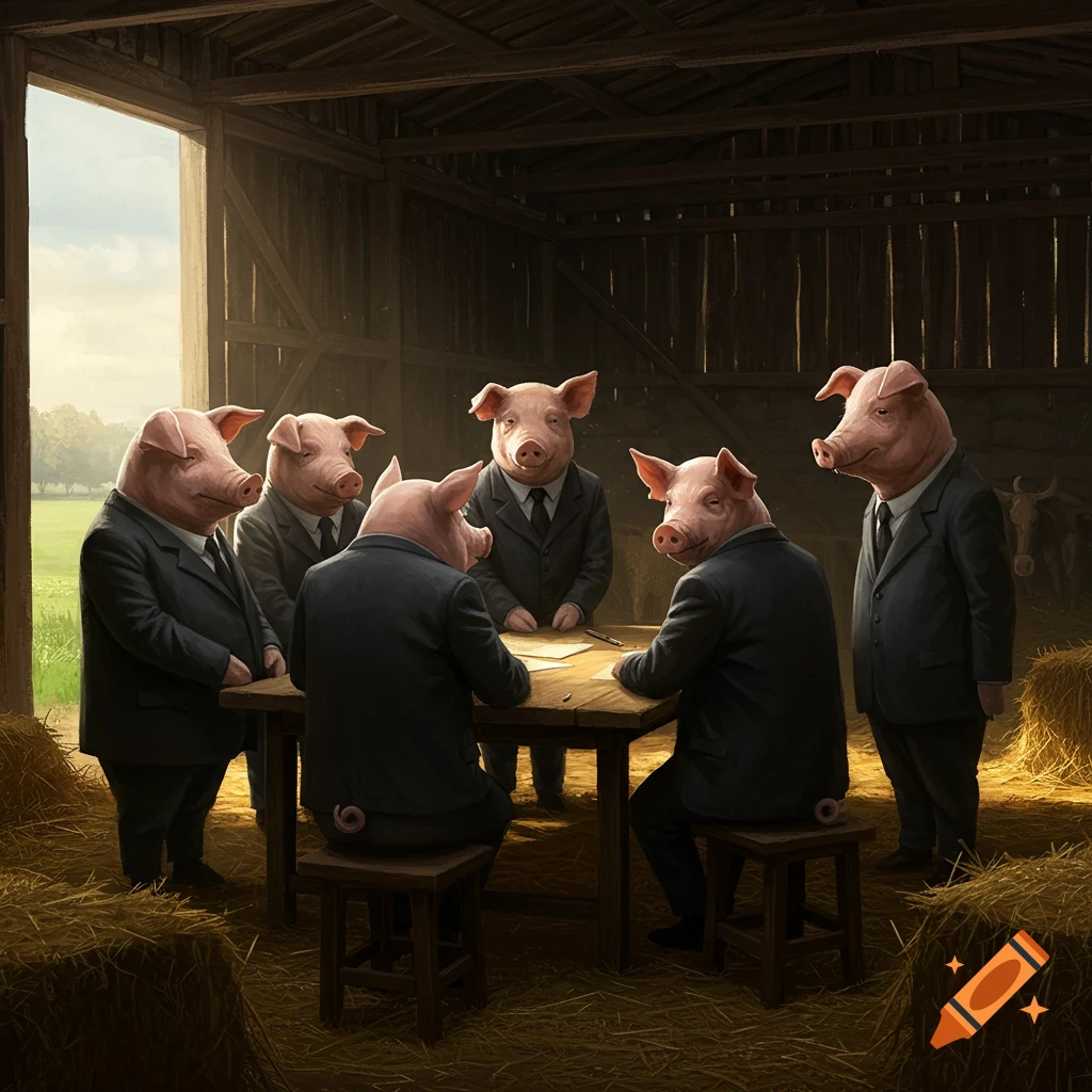 Bald man in a black suit, bow tie, and eyeglasses with a grumpy ...