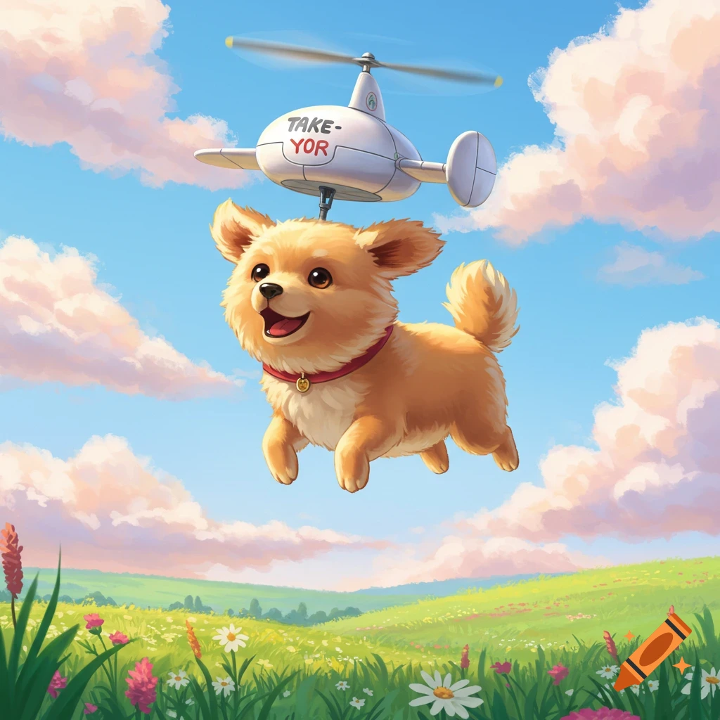 A+cute+dog+fake+picture created on Craiyon