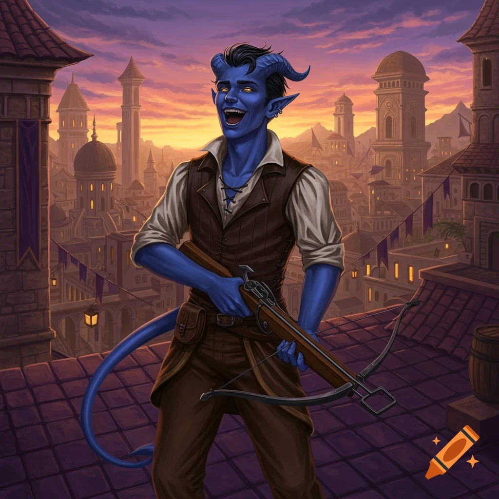 Blue Vampire Pirate With Sword created on Craiyon