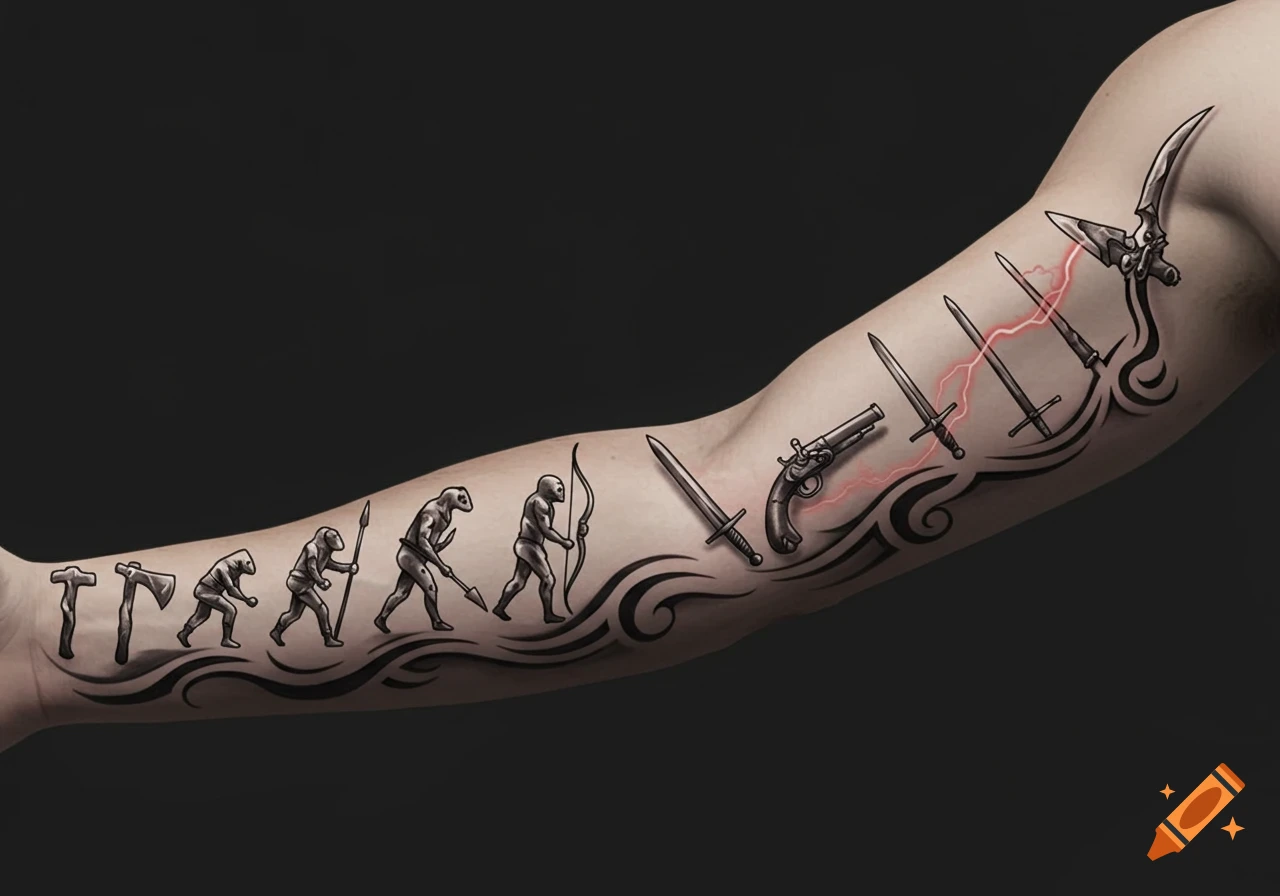 Tangled+boat+tattoo created on Craiyon