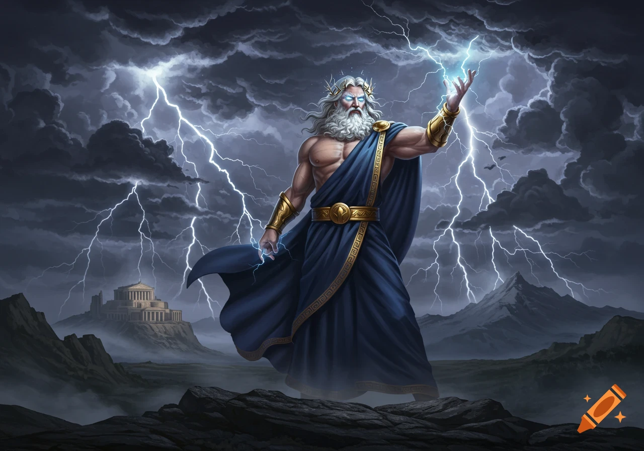 Greek+gods+comics created on Craiyon