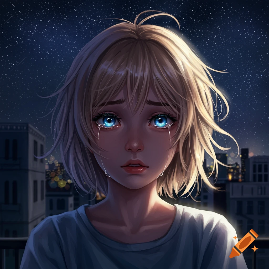 Sketch of an anime character without color on Craiyon