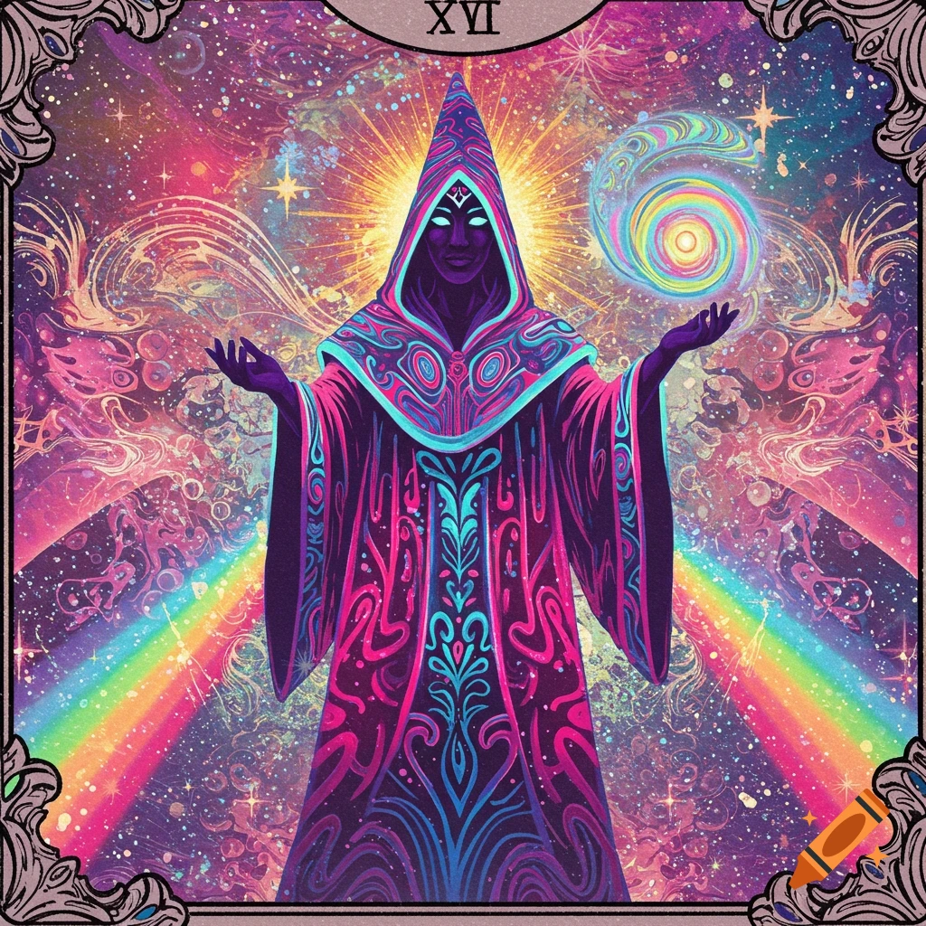 Illustration of a mystical Curandera Raven and an elegant Mother Goose ...