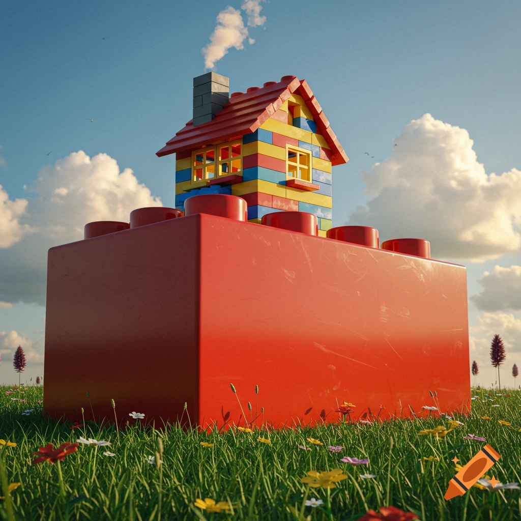 Lego images created on Craiyon