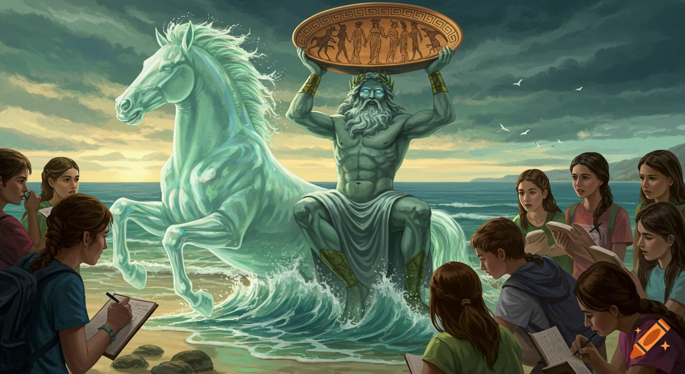 Percy+jackson+thalia+art created on Craiyon