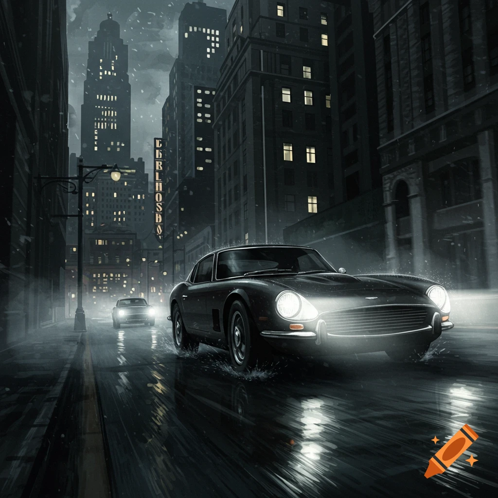 A vintage white Triumph TR4 convertible with a large red bow on the ...