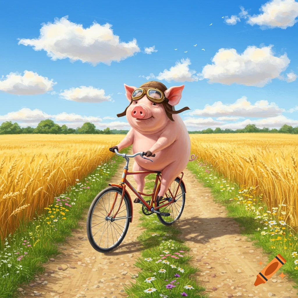 Cow wearing a top hat in colored pencil style drawing on Craiyon