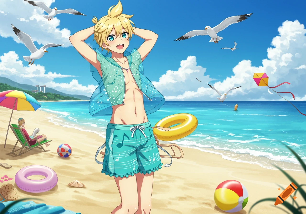 Ai+tween+bikini created on Craiyon