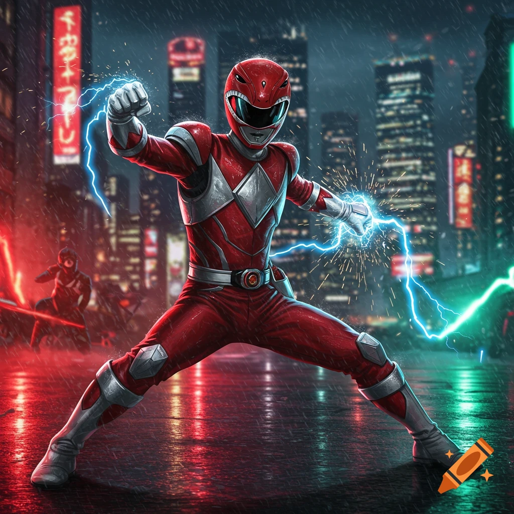 A Skibidi Toilet character in a Power Ranger suit, with a blue helmet ...